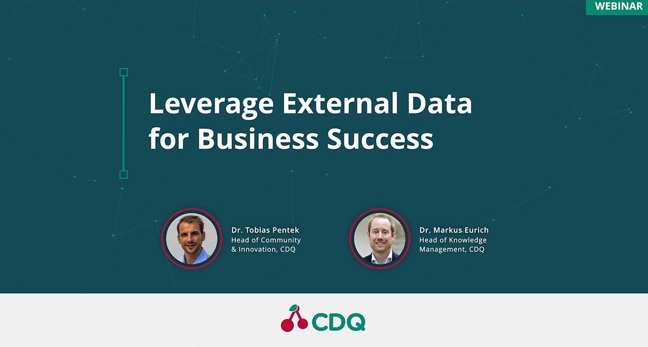 How To Leverage External Data For Business Success Cdq